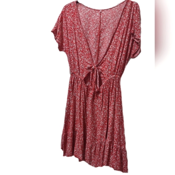 (from Walmart.com) | Dresses | Deep Vneck Floral Ruffly Dress | Poshmark